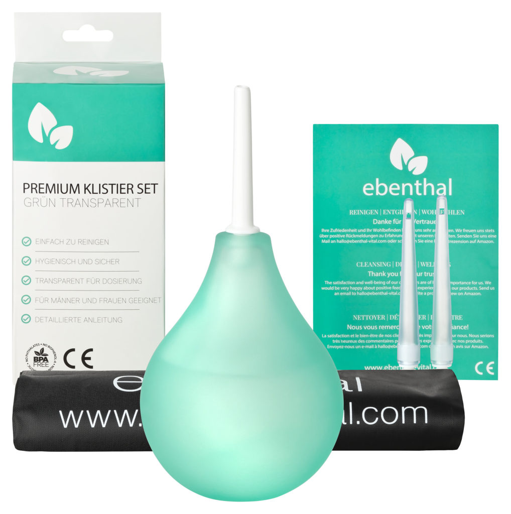 Premium Darmeinlauf Klistier zur Darmreinigung 225 ml – EBENTHAL-VITAL